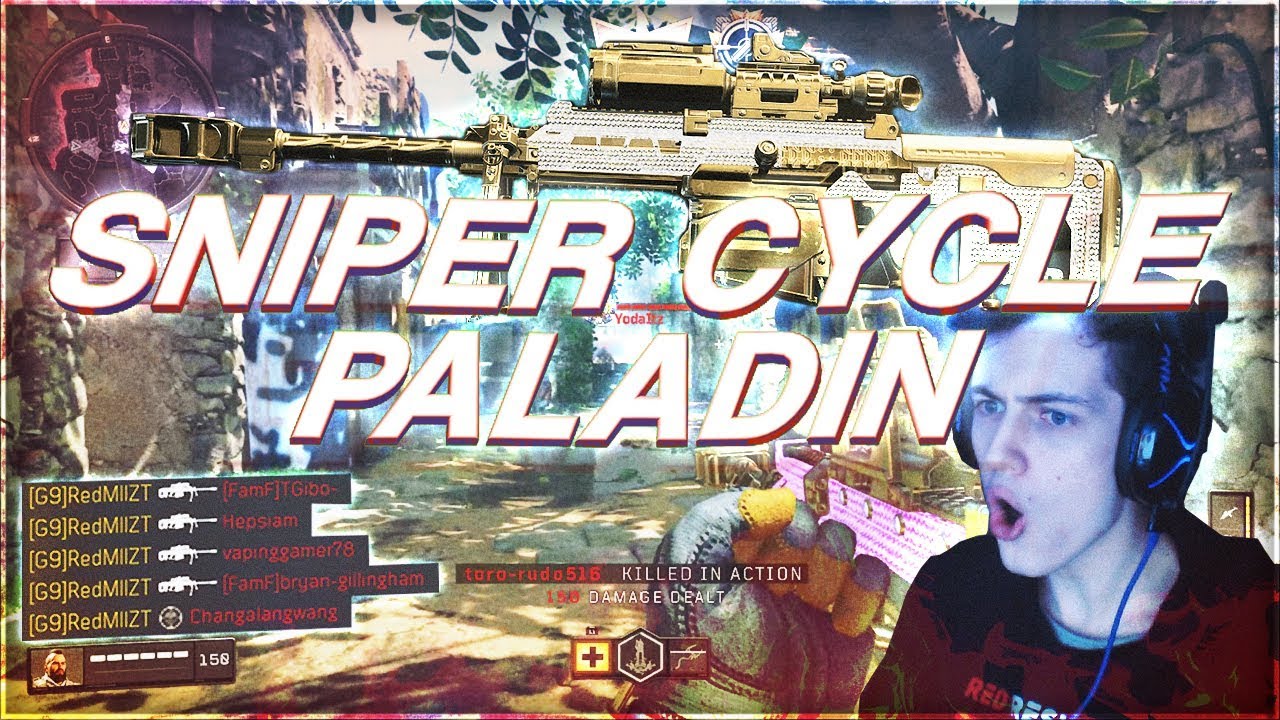 MY BEST CLIP ON BO4!! (Paladin Sniper Cycle) - YouTube