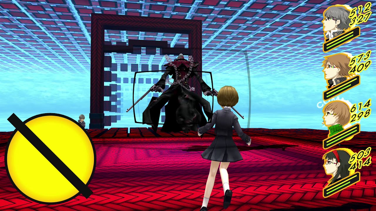 Persona 4 Golden PC Reaper fight Very Hard Mode - YouTube