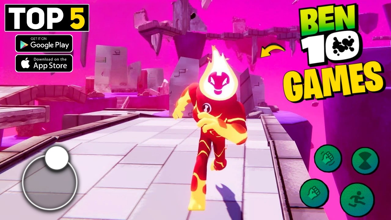 Top 5 Best Ben 10 Games For Android - New Ben 10 Games @7DSGAMING ...