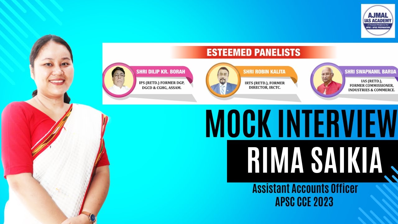 Rima Saikia |APSC CCE- 2023|Assistant Accounts Officer| Ajmal IAS ...