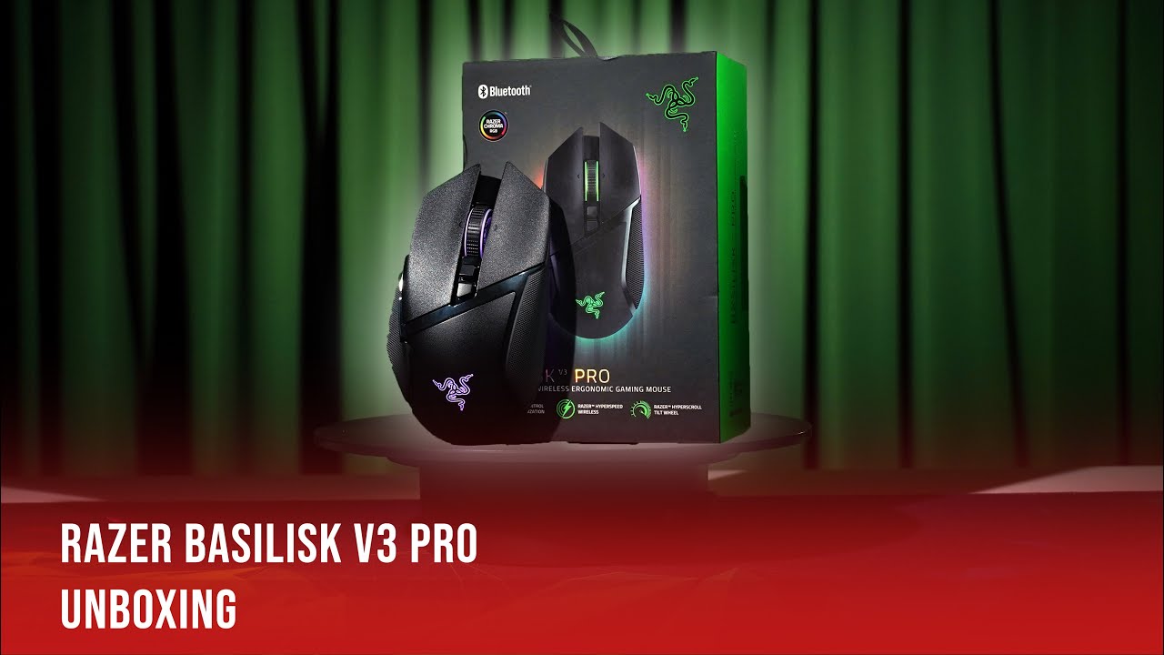Unboxing The Razer Basilisk V3 Pro - YouTube