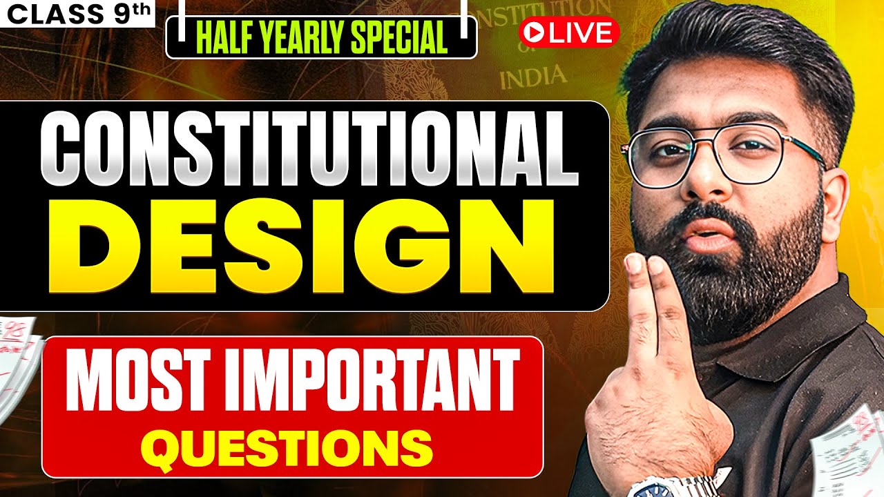 Constitutional Design | Most Important Questions | Class 9 Civics ...