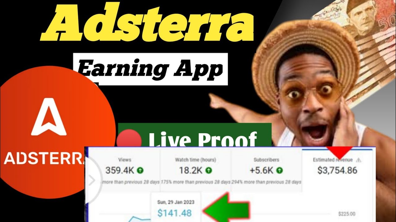 adsterra earning proof 680$ cpm //adsterra - YouTube
