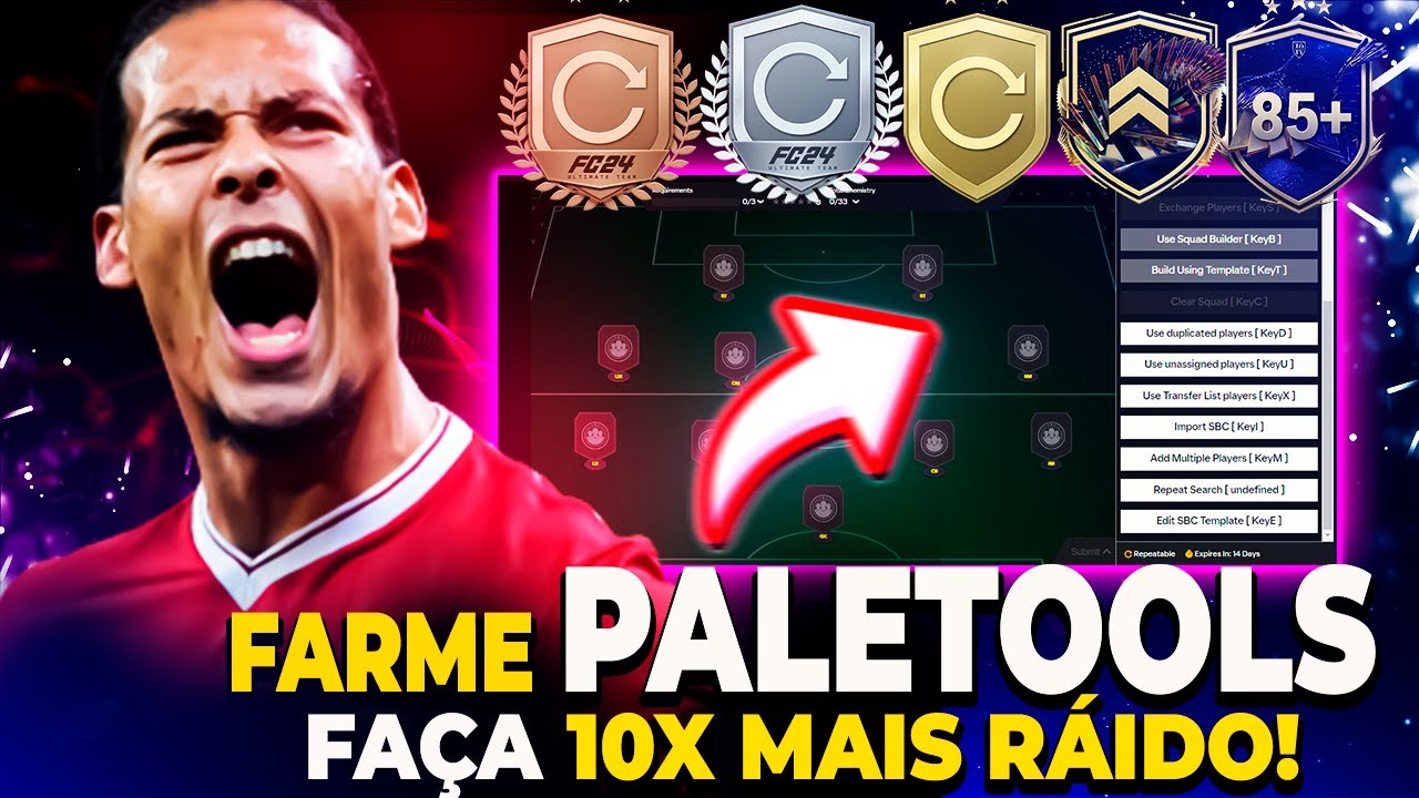 PALETOOLS FC 24! COMO USAR O PALETOOLS NO EAFC 24 - TUTORIAL COMPLETO ...
