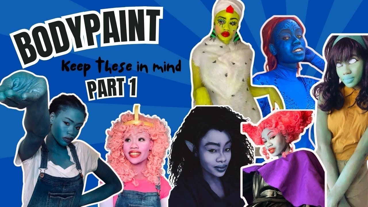 Quick Tips for Cosplay Body Painting - Part 1 - YouTube