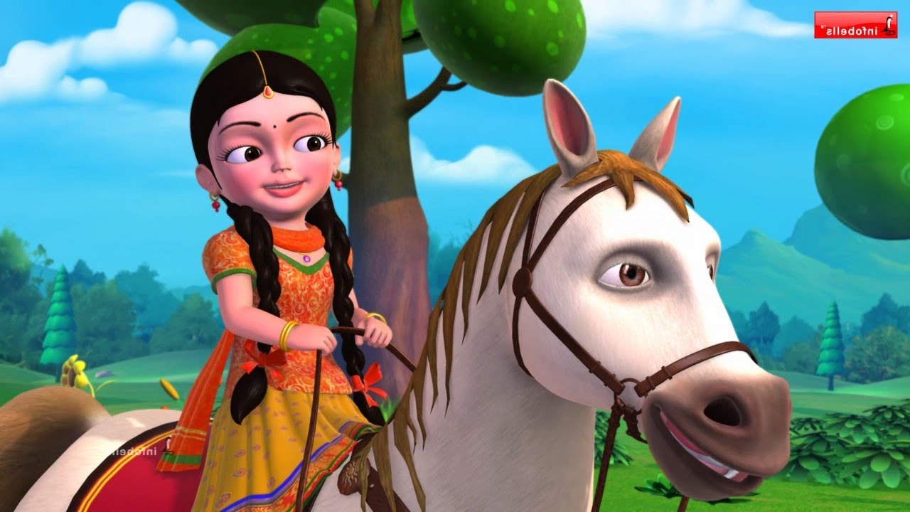 Chal Chal Gurram | Telugu Rhymes for Children | kids cartoon | funny ...