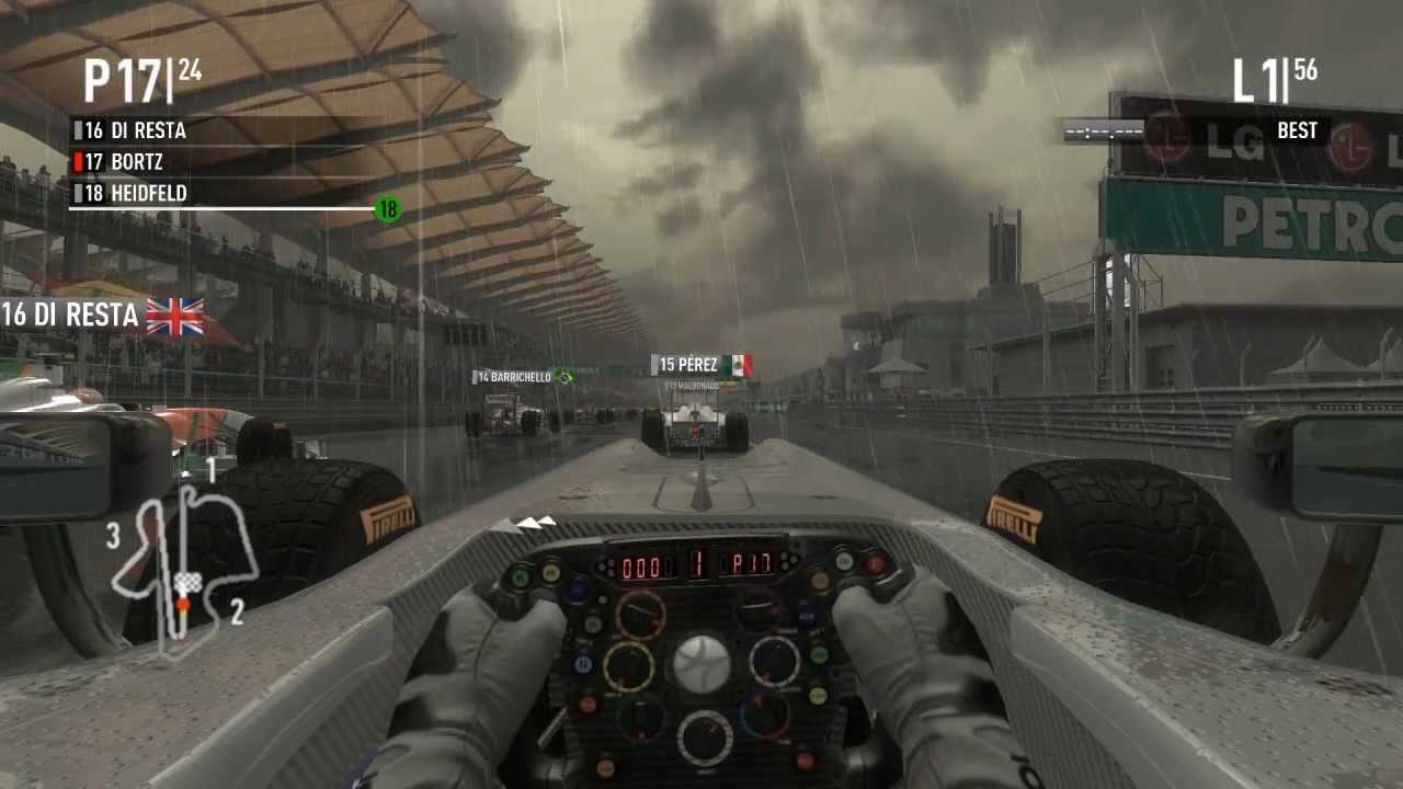 F1 2011 Kuala Lumpur Race Highlights HRT Style - YouTube