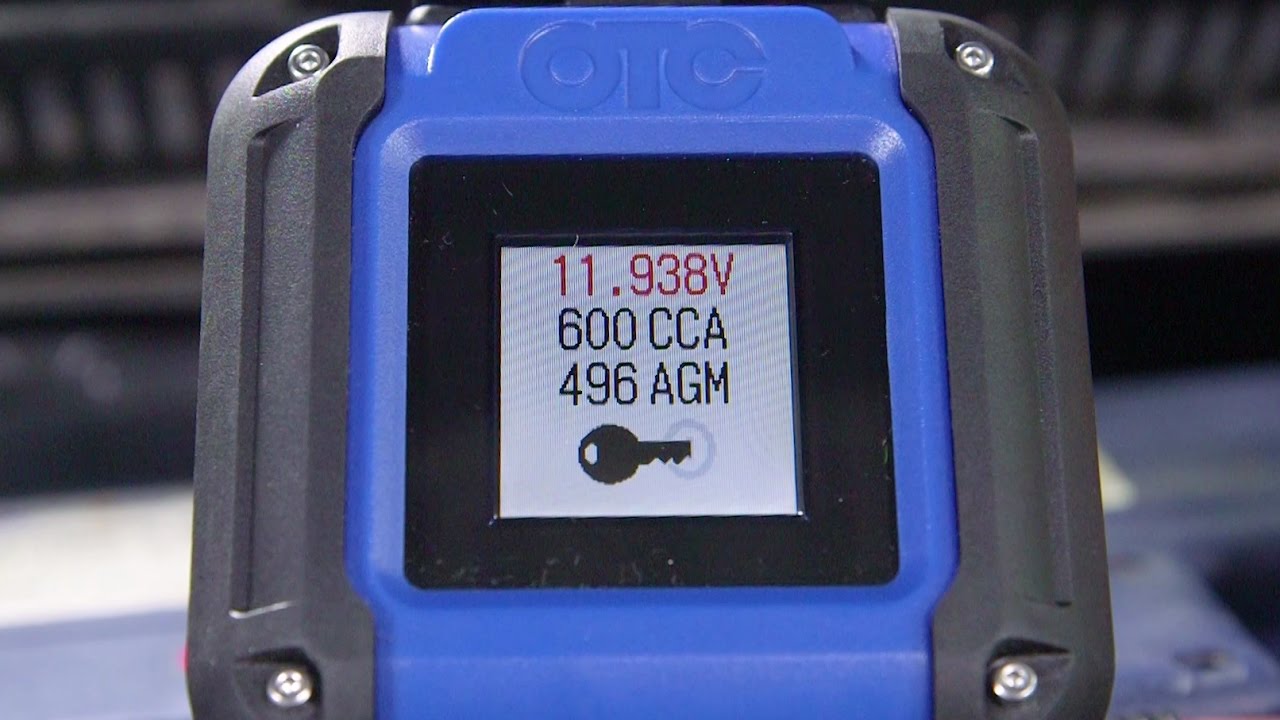 OTC 3200 Smart Battery Tester - YouTube