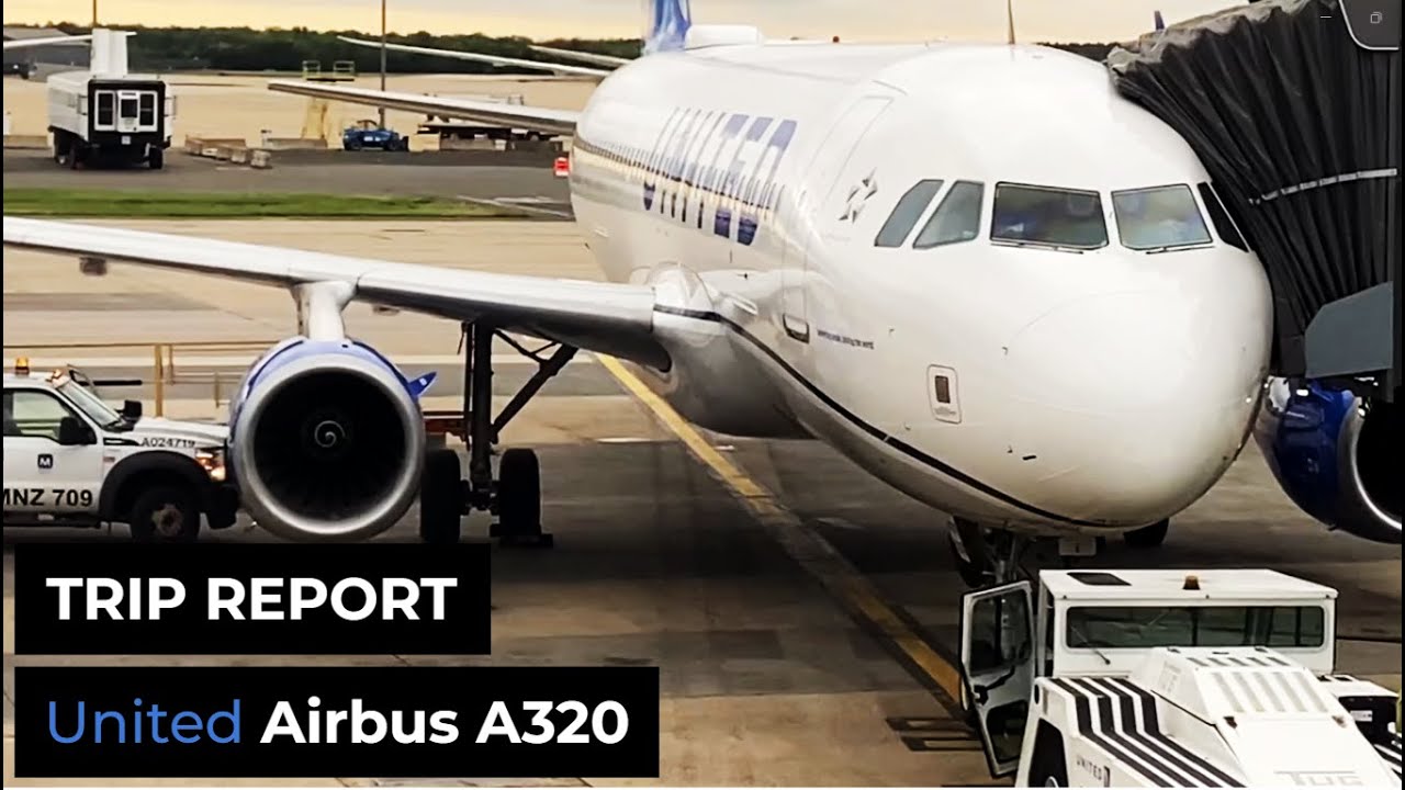 TRIP REPORT | United | Airbus A320 | Economy - YouTube