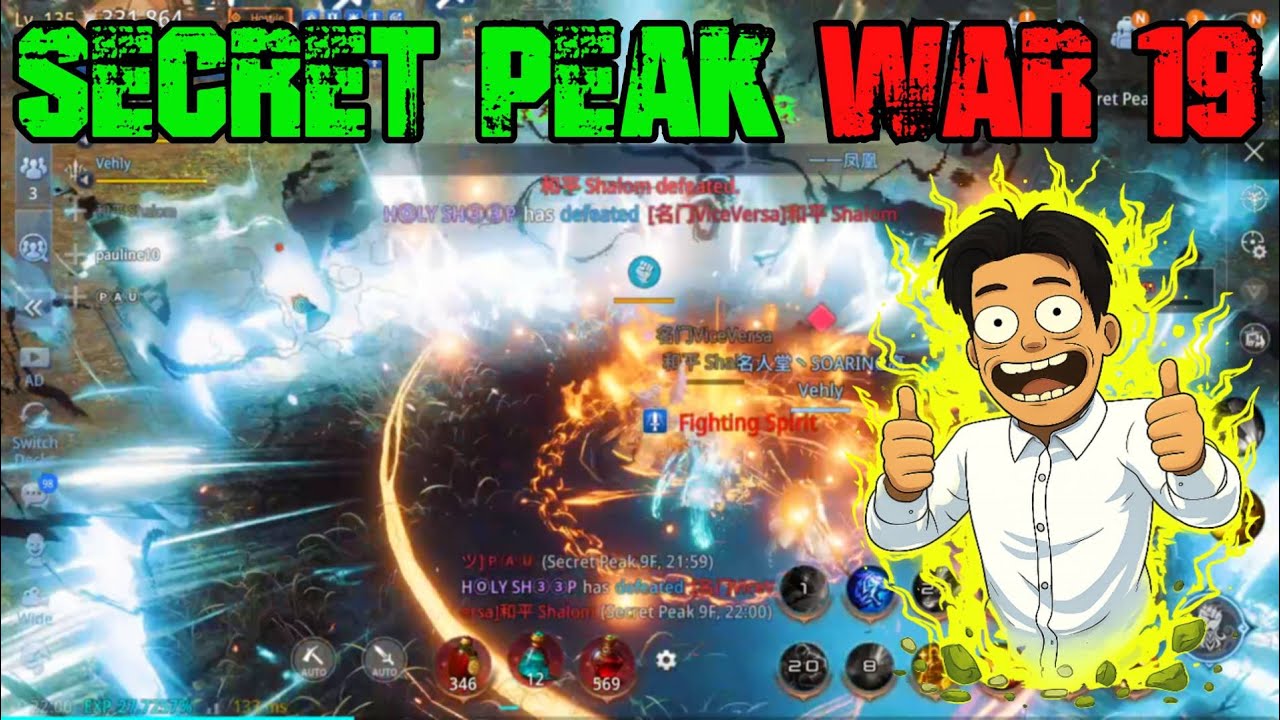 MIR4 | LIONHEART | SECRET PEAK WAR #19 | CHRACTER BUILD TEST #mir4 # ...