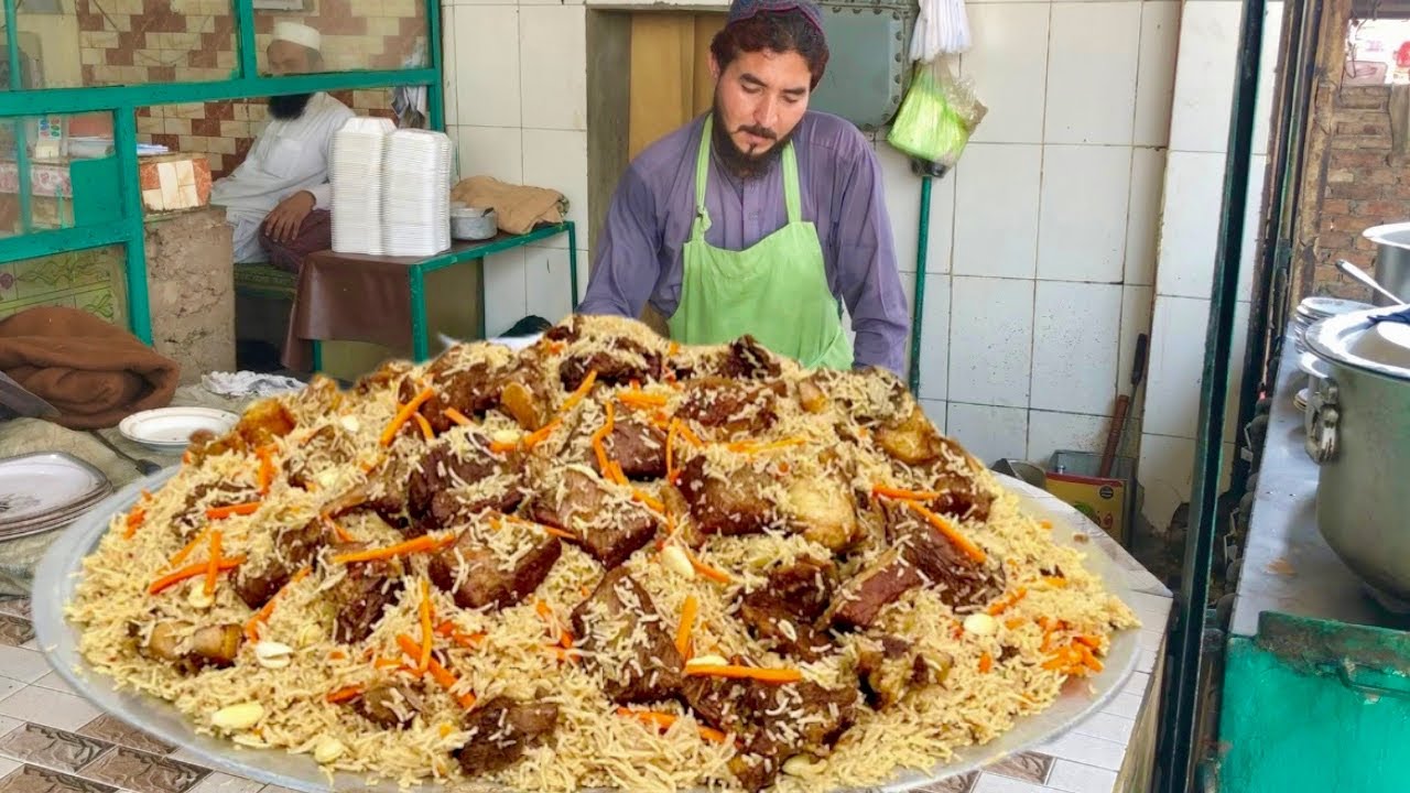 THE MOST GIANT KABULI PULAO | 400 Kg Popular Kabuli Pulao Making ...
