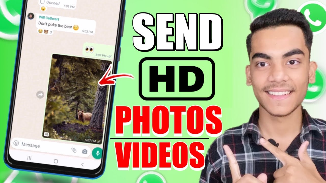 Send HD Photo/Video on WhatsApp | How To Send HD Photos in WhatsApp ...