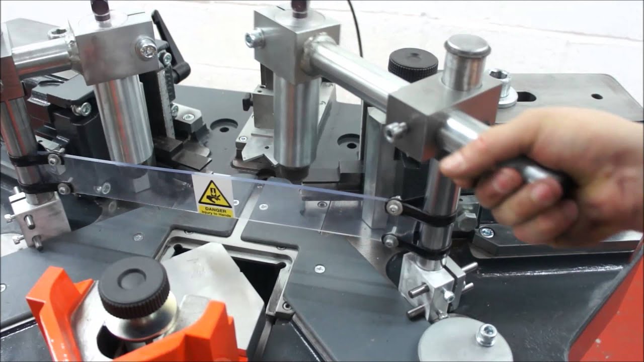 Elumatec EP 124 Crimper Shown Without the Arms - Window Machinery ...