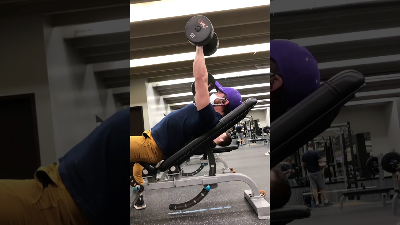 Alternating DB Incline Bench Press - YouTube