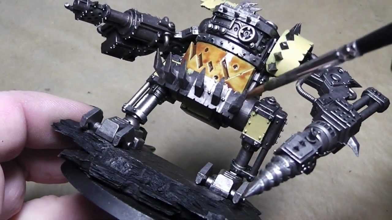 How to paint a Ork Killa Kan Part 1 - YouTube