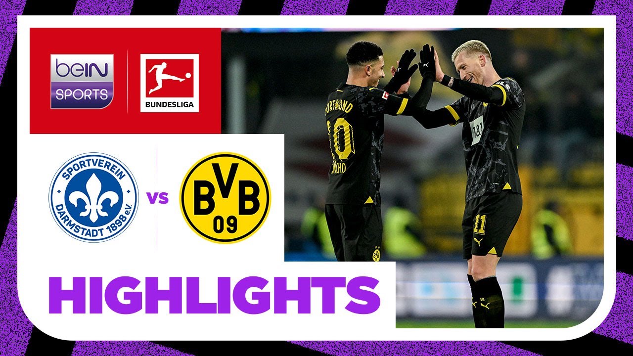 Darmstadt v Borussia Dortmund | Bundesliga 23/24 | Match Highlights ...