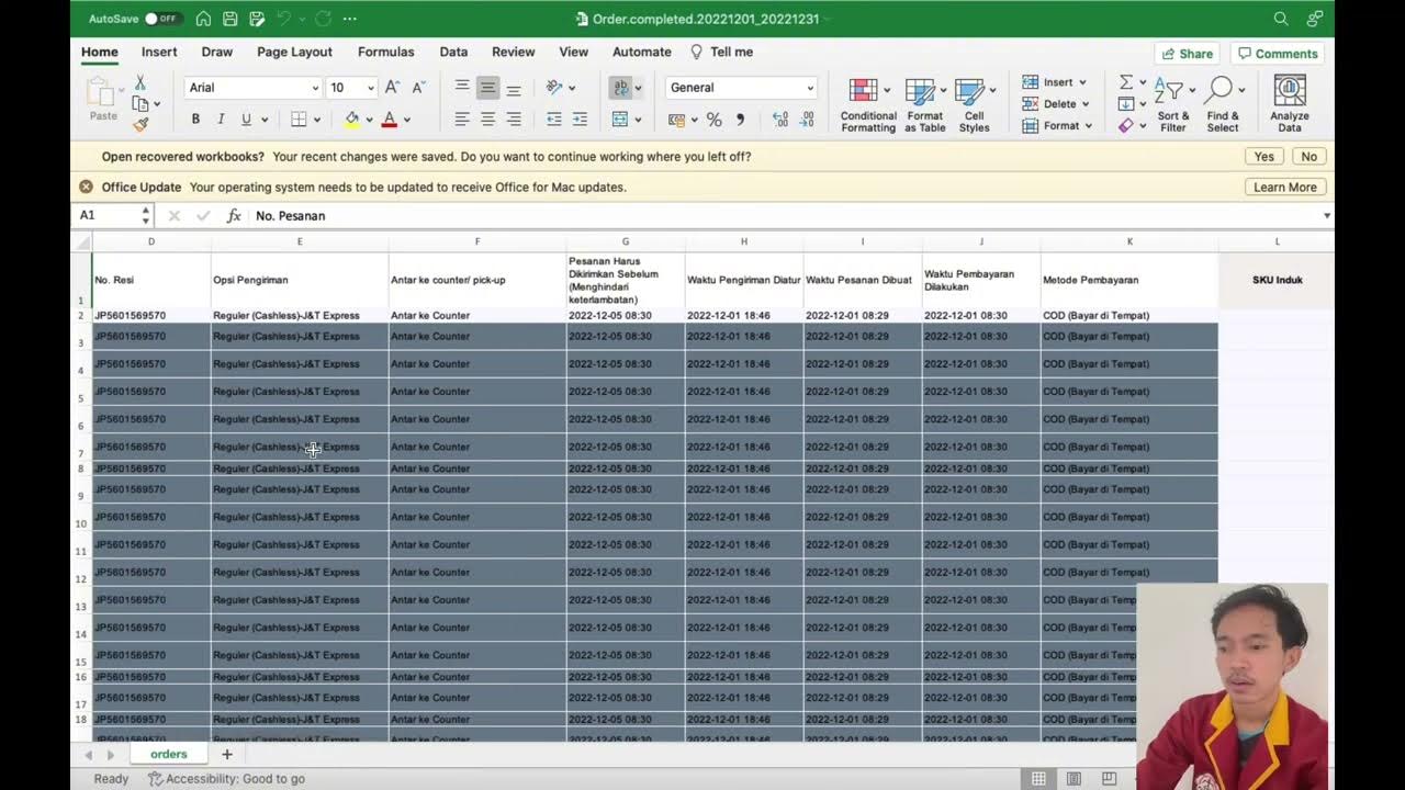 Progres project mitra Happyshopping.lpg | sistem basis data | menggunakan tableu - YouTube
