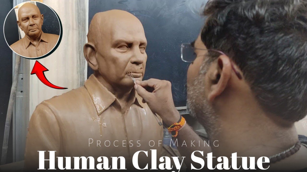 Process of Making Human statue. | Artist Dharmendra Sharma | - YouTube