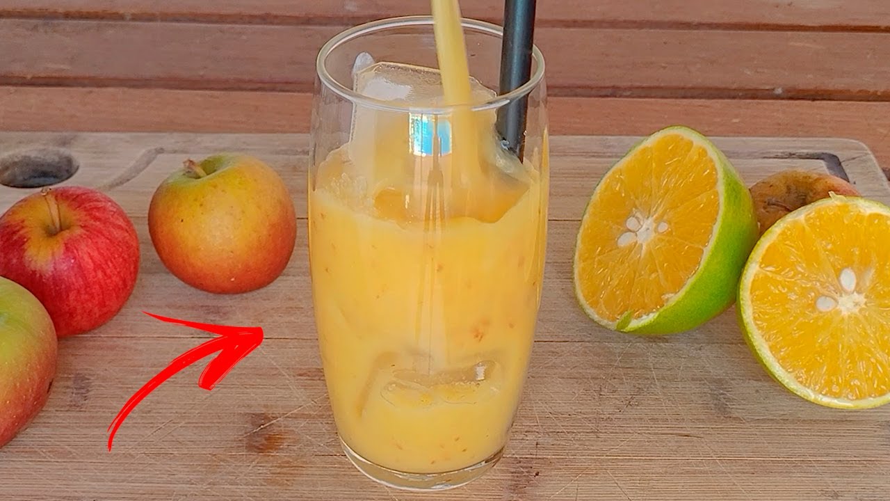 PRA QUE SERVE SUCO DE LARANJA COM MAÇA - YouTube