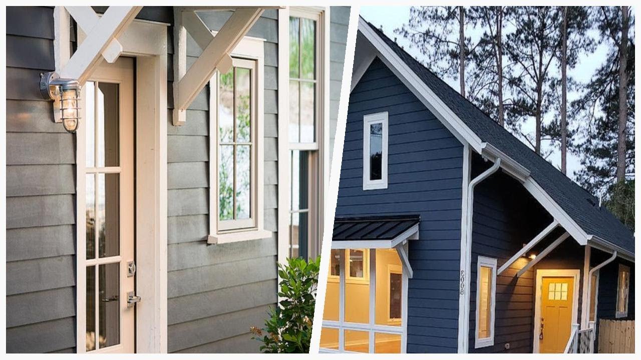 75 Farmhouse Blue Exterior Home Design Ideas You'll Love 😊 - YouTube