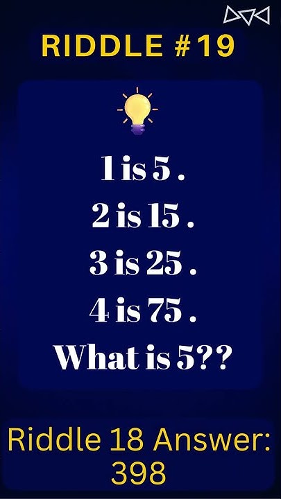 Guess This Tricky Riddle || Riddle 19 || ASK 2 YOU - YouTube