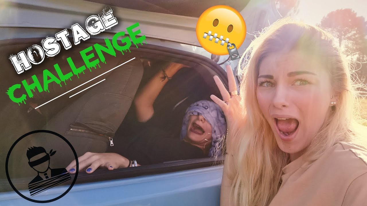 HOSTAGE CHALLENGE 🤐 BÂILLONNÉE DANS LE COFFRE - YouTube