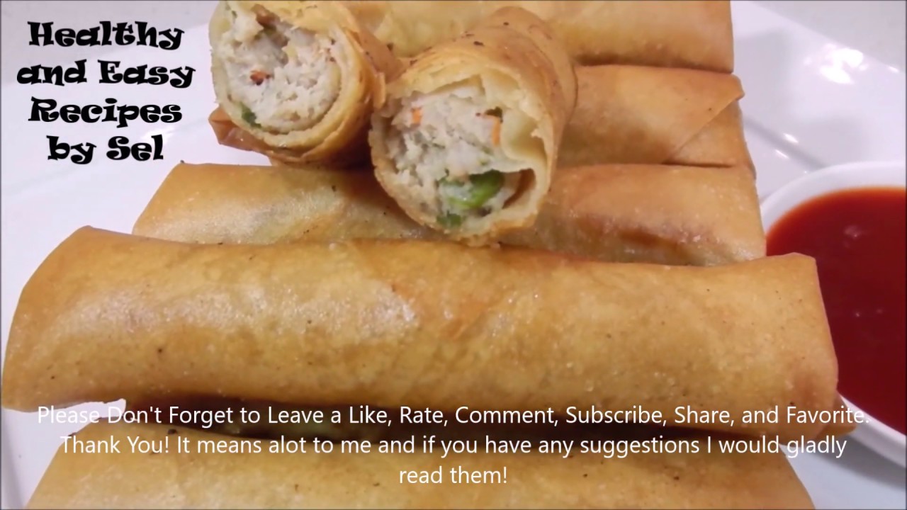 Pork Spring Rolls Recipe - YouTube