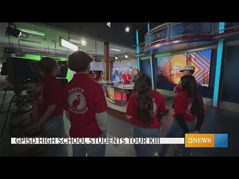 GPISD students tour KIII studios, learn what it takes to produce the ...