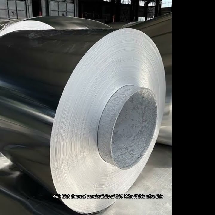 1060 Aluminum Alloy Foil (0.05mm/1200mm) for Chip Heat Dissipation in ...
