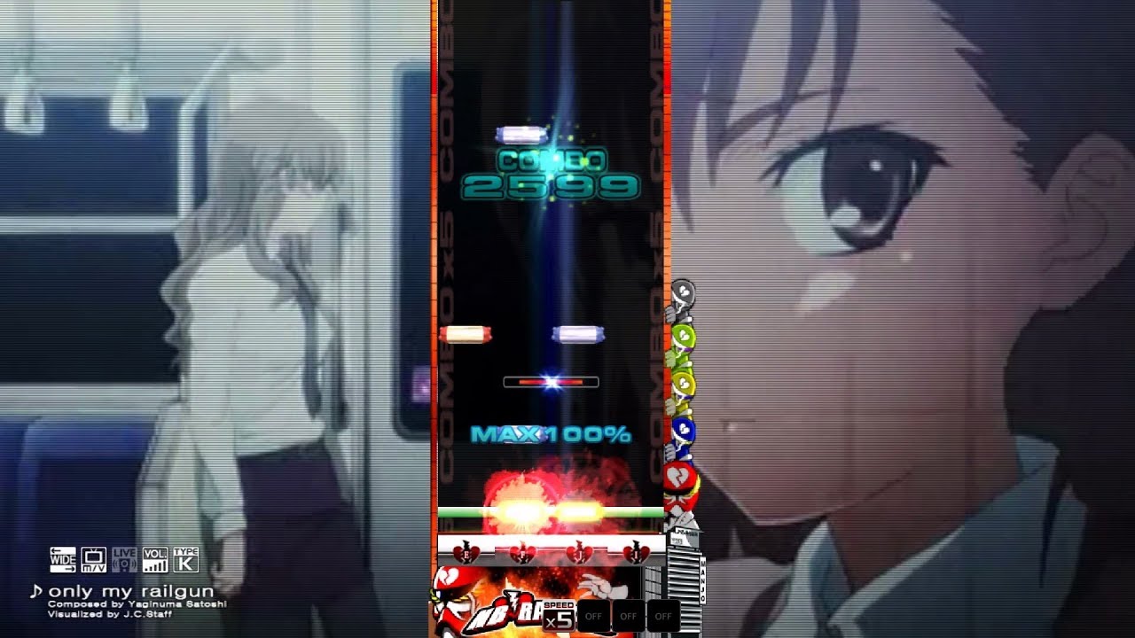 only my railgun - DJMAX Trilogy - YouTube