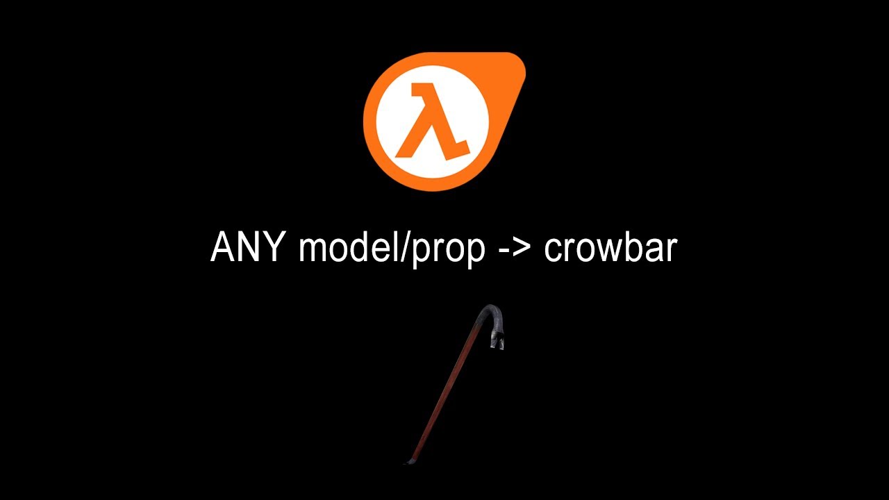 how to make any model/prop into a Crowbar [Source Engine / gmod / Blender] - YouTube