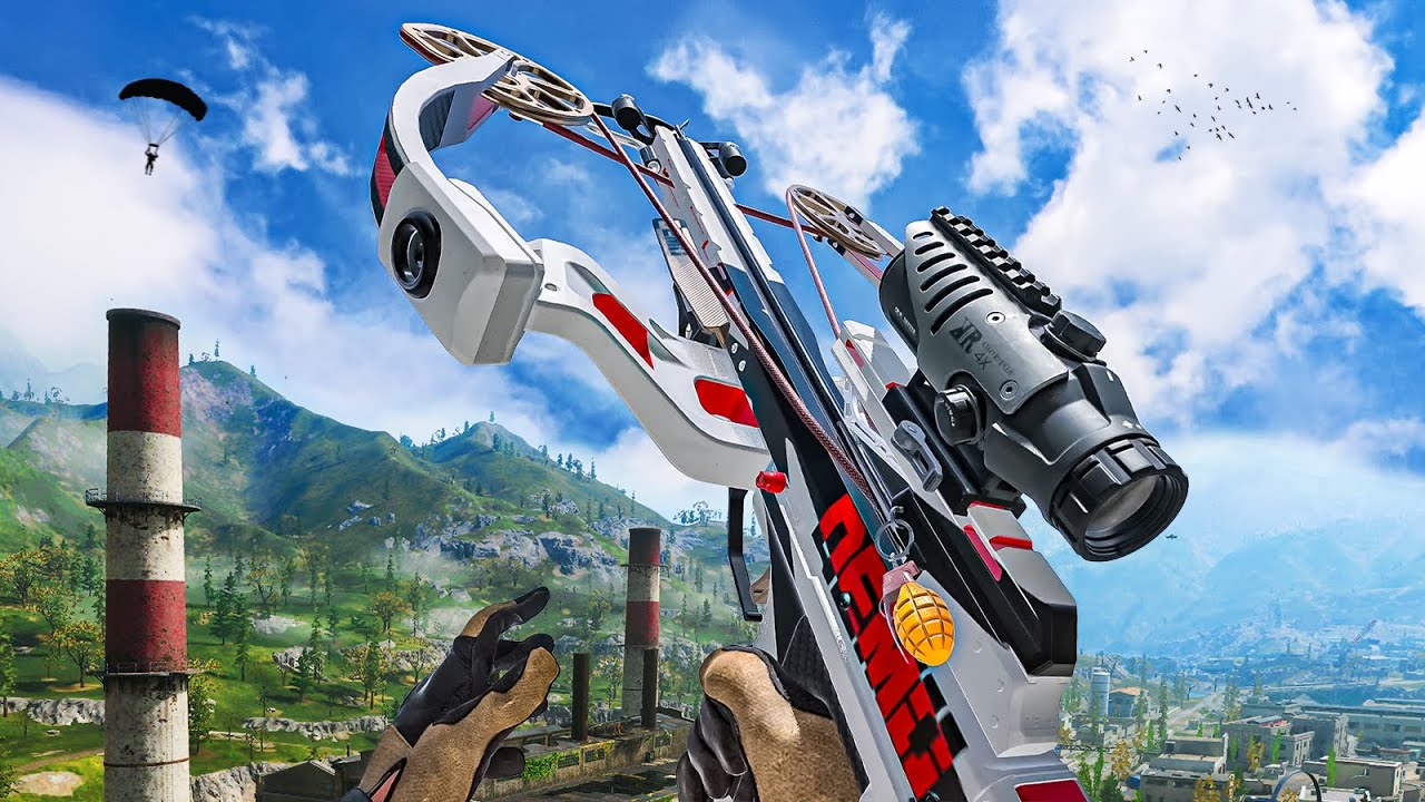 Using the ONE SHOT Explosive Crossbow in Warzone! - YouTube