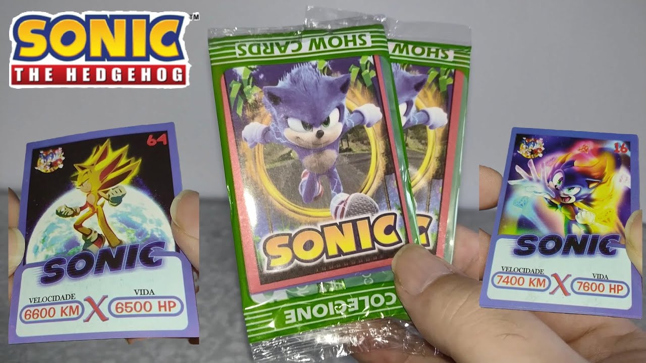 SERÁ NOVA COLEÇÃO ? CARDS SONIC DA SHOW CARDS - YouTube
