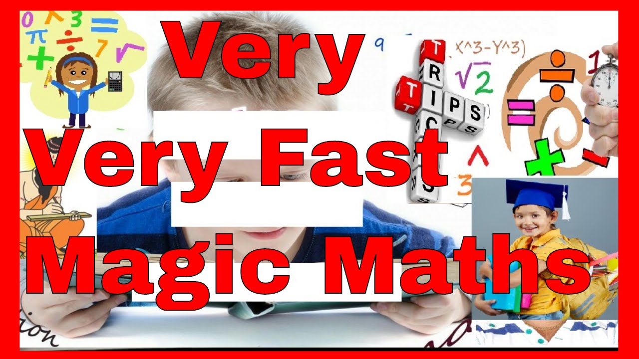 Fast Maths Tricks II فاسٹ ریاضی ٹرک II வேக கணிதங்கள் ட்ரிக் II 빠른 수학 ...