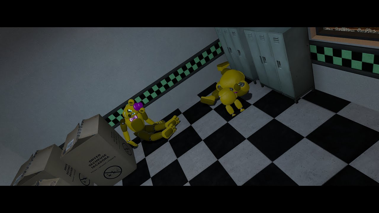 Fnaf meet Fredbears diner animatronics and Fight! - YouTube