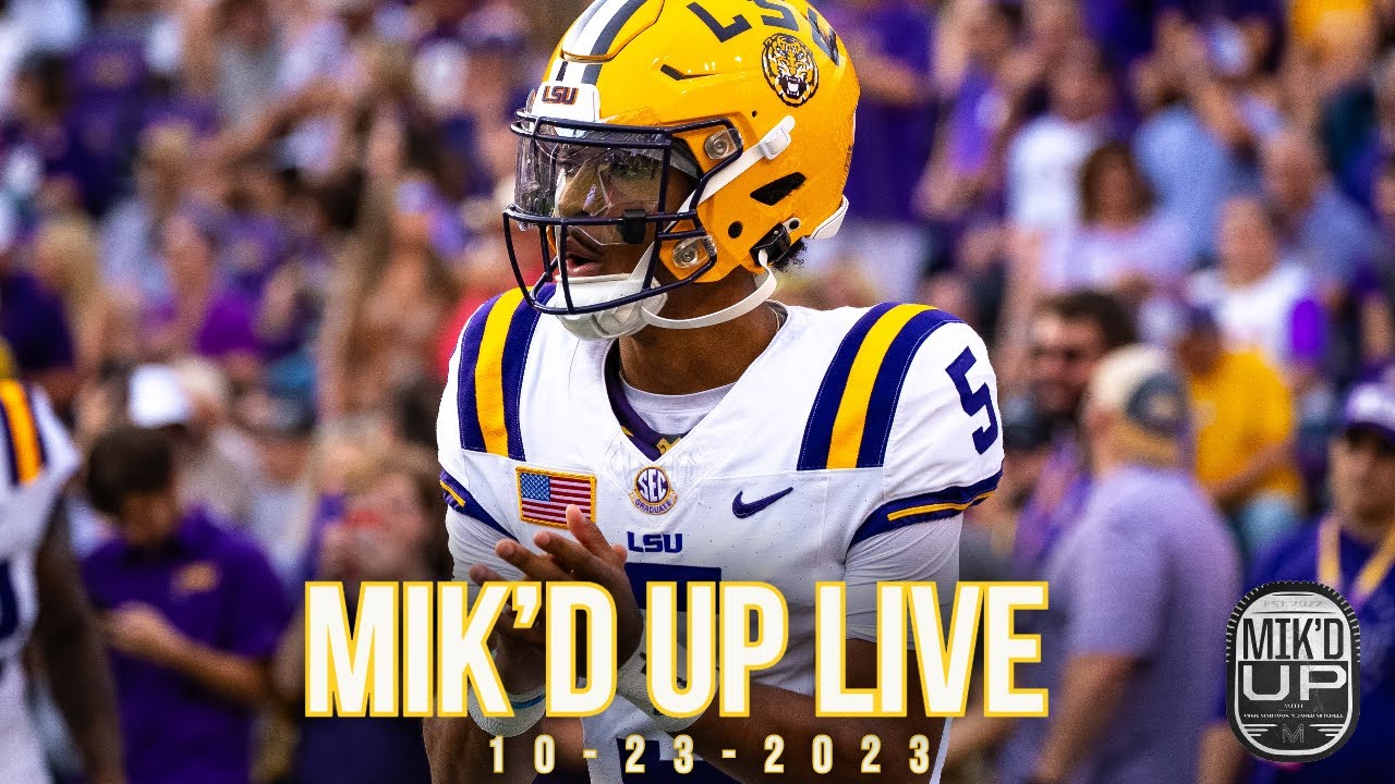 Mik'd Up W/ Mikie Mahtook & J Mitch | LSU Football vs Army LIVE Recap ...