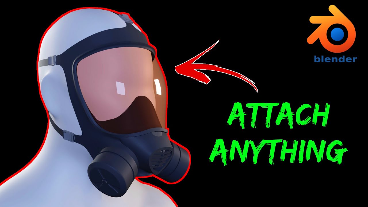 Easily Attach Any Object with Your Character In Blender... - YouTube