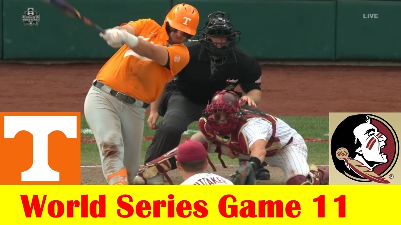 #8 Florida State vs #1 Tennessee Baseball Highlights, 2024 NCAA World ...