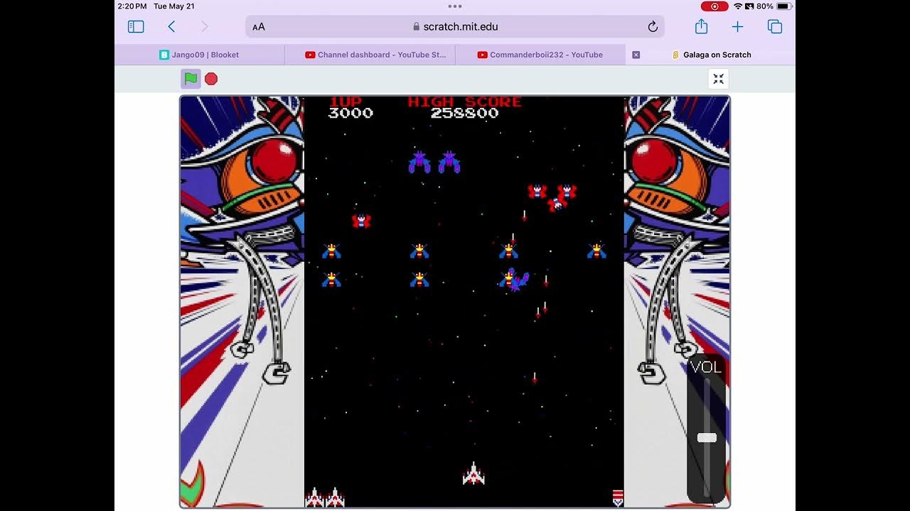 Galaga From Scratch Made By Rokcoder Youtube