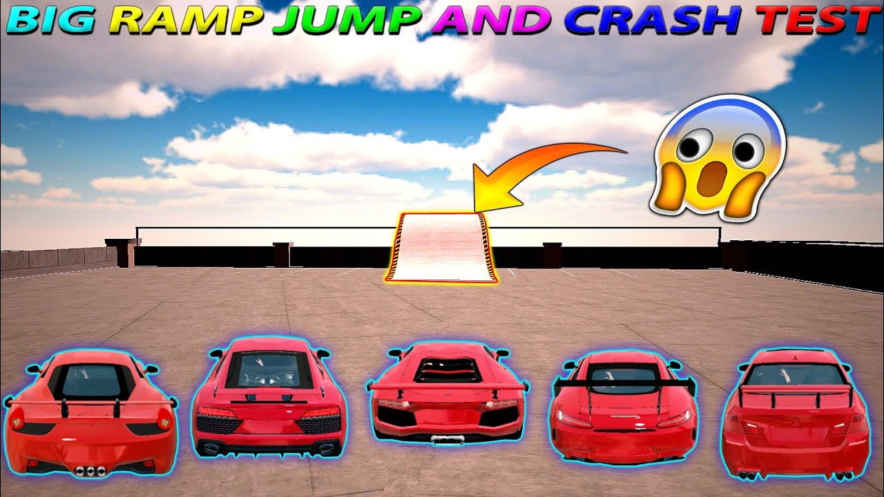 Five Super Cars Crash Test - Car Parking multiplayer - Car Game - YouTube