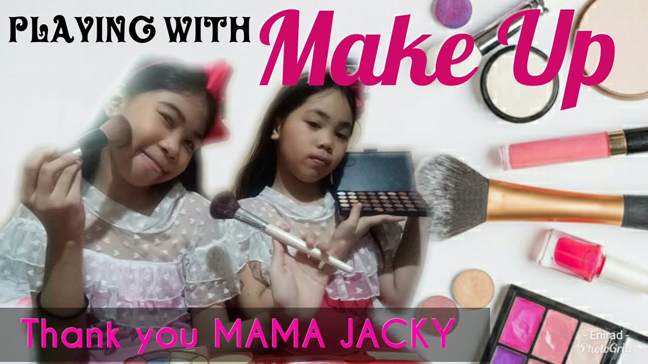 PLAYING WITH MAKE UP | MAKE UP KIDS | MAKE UP TUTORIAL KIDS - YouTube
