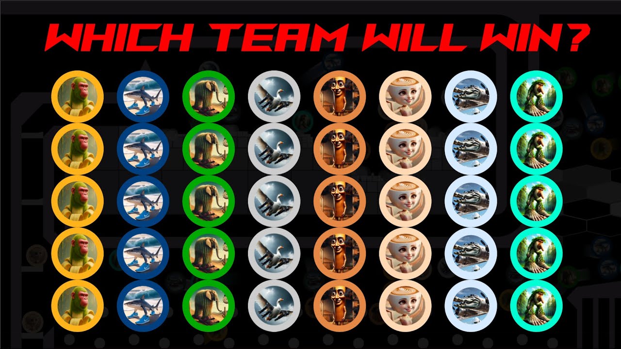 Italian Brainrot Characters - Team Elimination Marble Race - YouTube