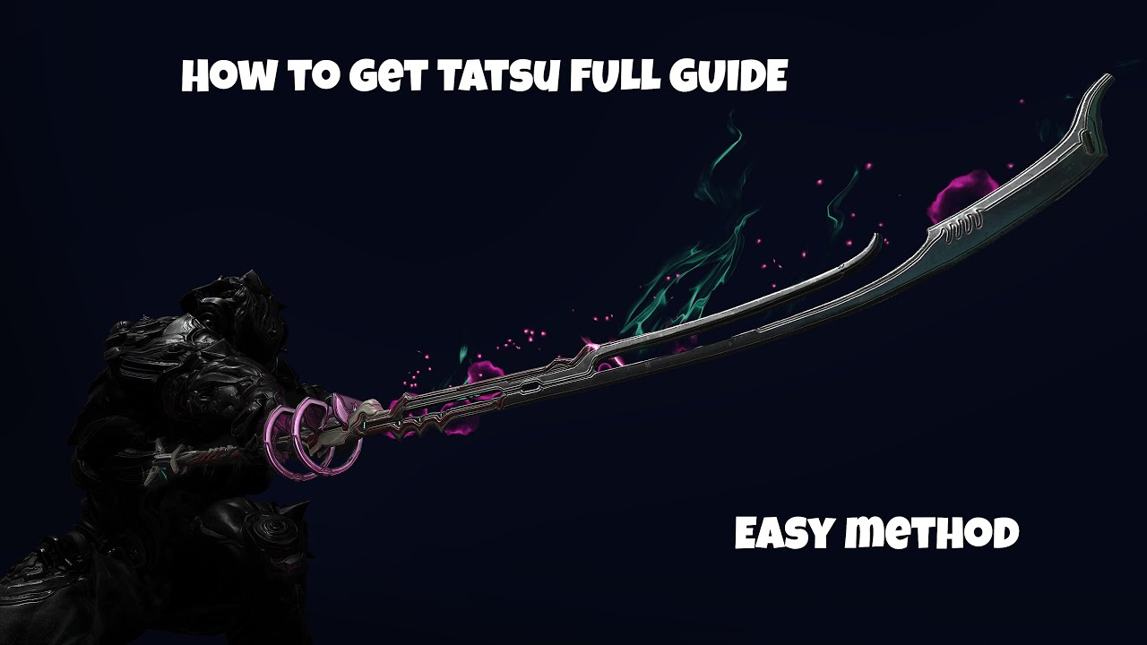 Warframe | How to get the Tatsu | Guide - YouTube