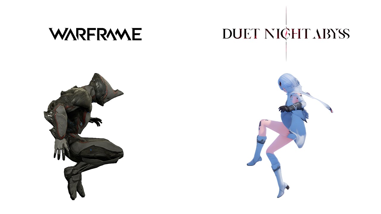 Warframe vs Duet Night Abyss - Movement Comparison - YouTube