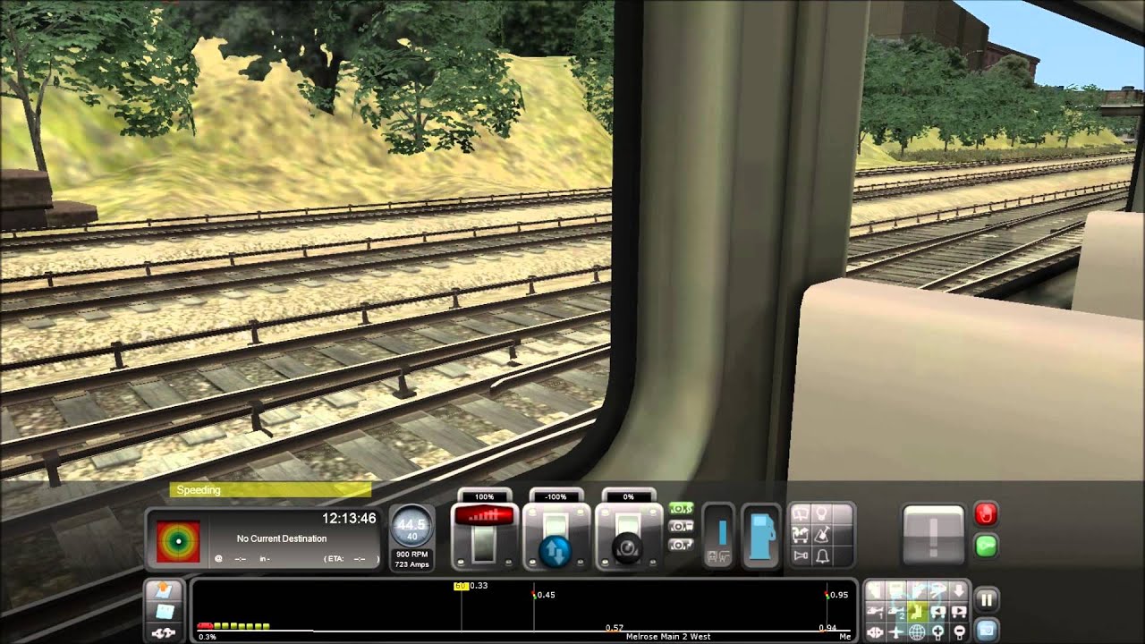 Train Simulator 2014: P32AC-DM W/Shoreliner Coaches - YouTube