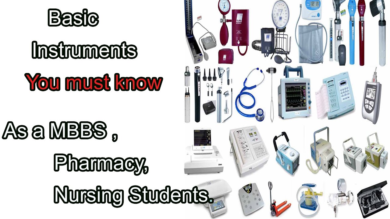 Basic Equipments And Their uses // You Must Known as a Medical Students ...