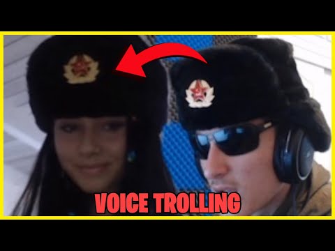 RUSSIAN VOICE TROLLING ON OMEGLE! (AGAIN)