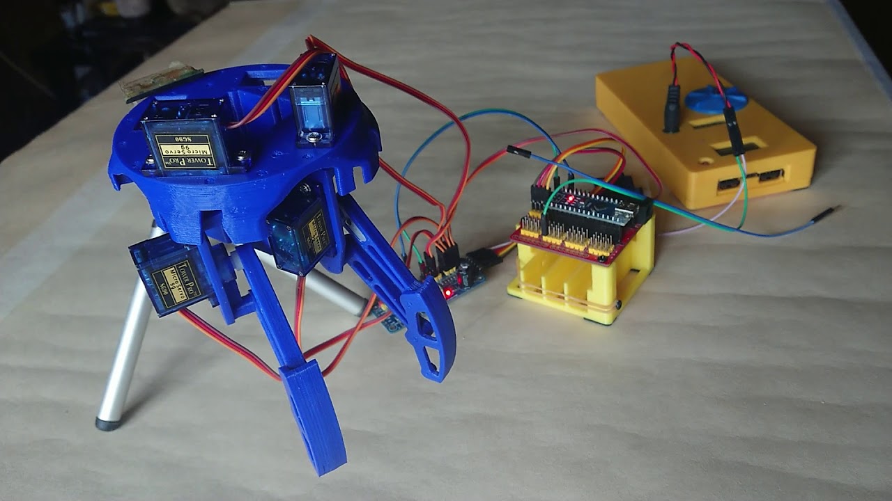 Spherical Bot (Leg Test) - YouTube