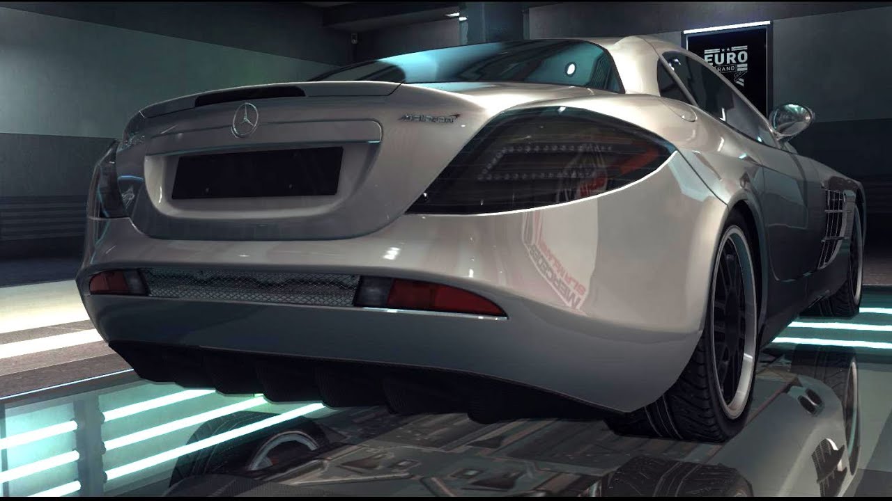 MERCEDES SLR McLAREN 722 exhaust sound, acceleration and cruising ...