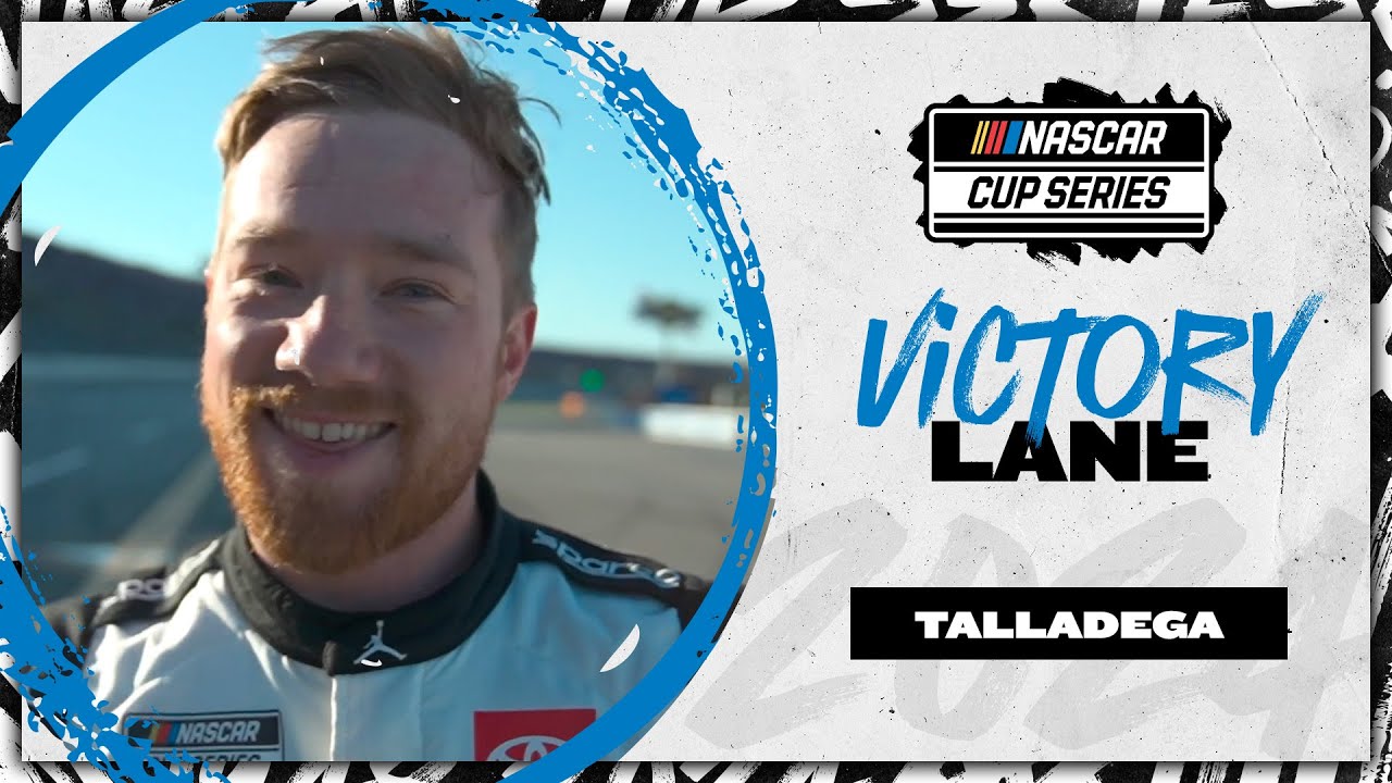 Tyler Reddick on wild win: That’s Talladega for you - YouTube